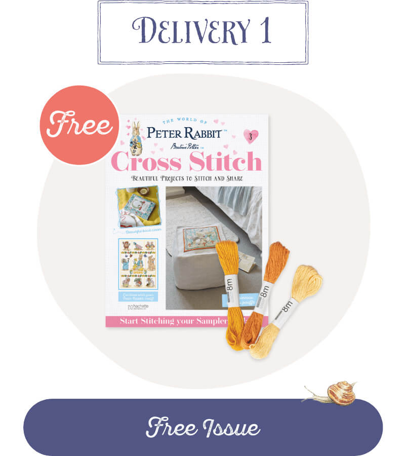 Peter Rabbit Cross Stitch Collection - Stitch Beatrix Potter Designs