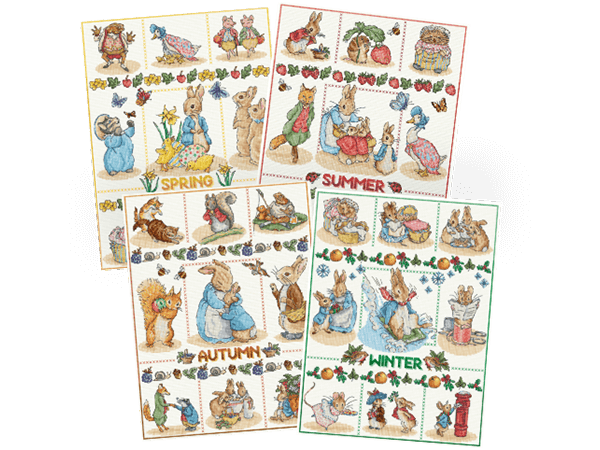 Peter Rabbit Cross Stitch Collection - Stitch Beatrix Potter Designs